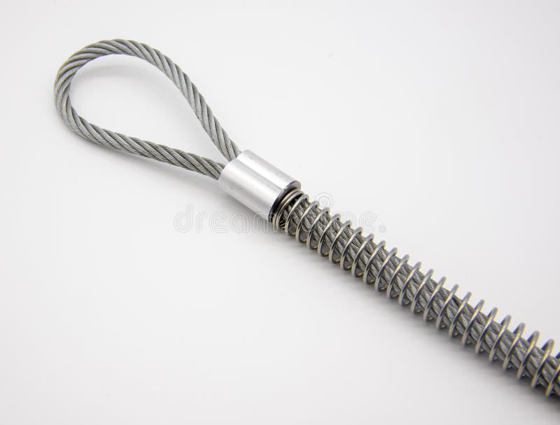 Part of the Safety Rope for High Pressure Hoses Stock Image - Image of ...