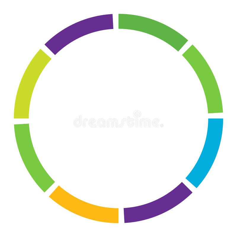 Eight Section Circle Stock Illustrations – 241 Eight Section Circle ...