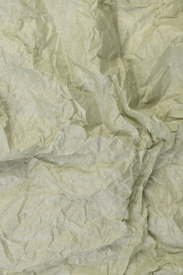 Part of a Sheet of Paper Crumpled after Use Stock Image - Image of ...