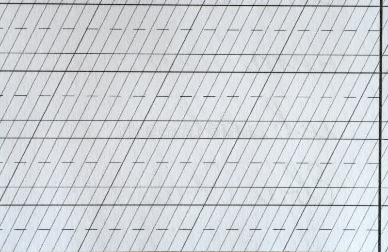 School Notebook in a Ruler. Stock Photo - Image of cursive, educational ...