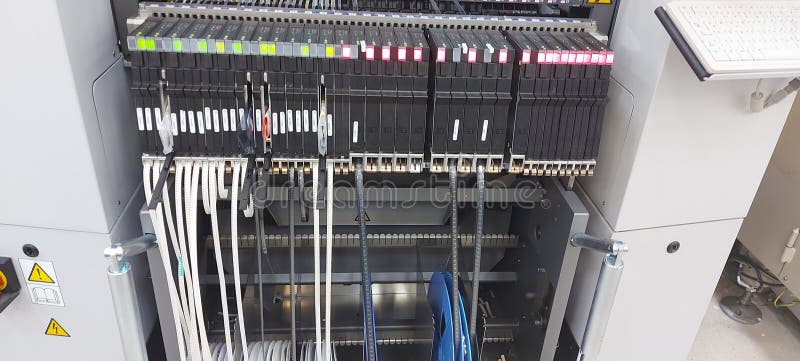 Part of the Siemens Assembly Line Stock Image - Image of electronics ...