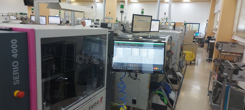 Part of the Siemens Assembly Line Editorial Photography - Image of ...