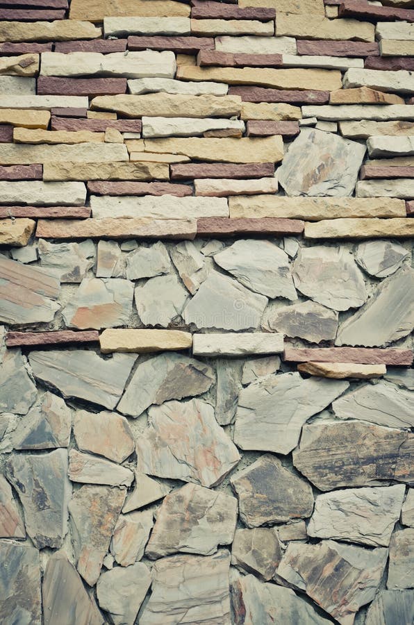 Part of a stone wall stock image. Image of stone, cement - 47854723