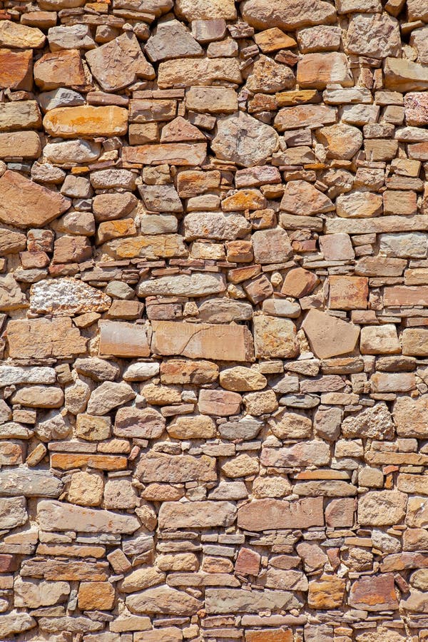 Part of a Stone Wall, for Background or Texture Stock Image - Image of ...