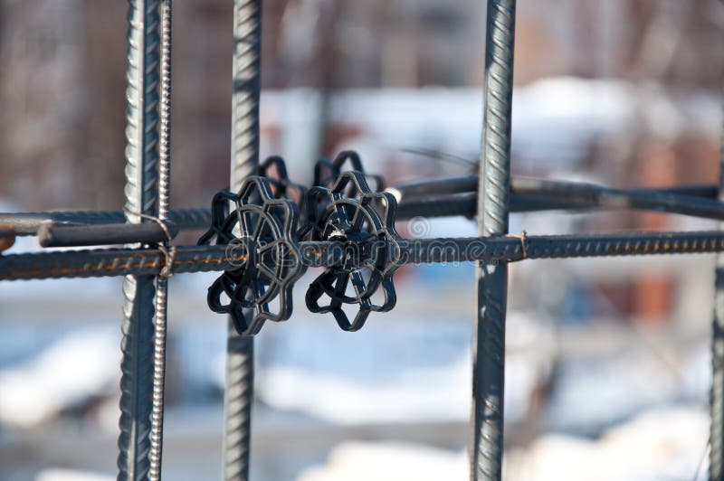 Part of the Structural Element of the Reinforcement. Stock Photo ...