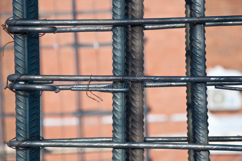 Part of the Structural Element of the Reinforcement. Stock Image ...