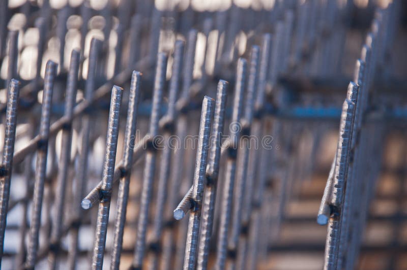Part of the Structural Element of the Reinforcement. Stock Image ...