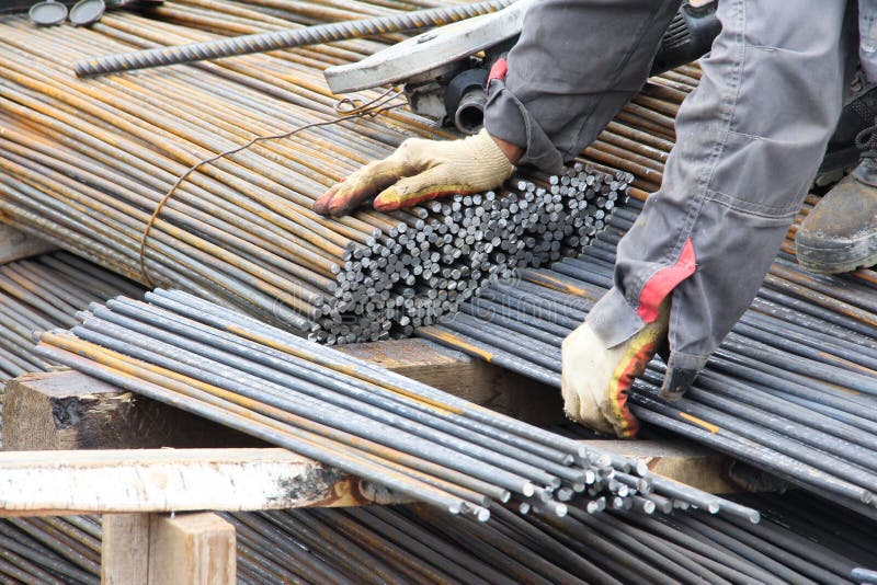 Part of the Structural Element of the Reinforcement. Stock Image ...