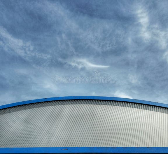 Part of the Sunblind of a Bus Station in Bucharest Stock Image - Image ...