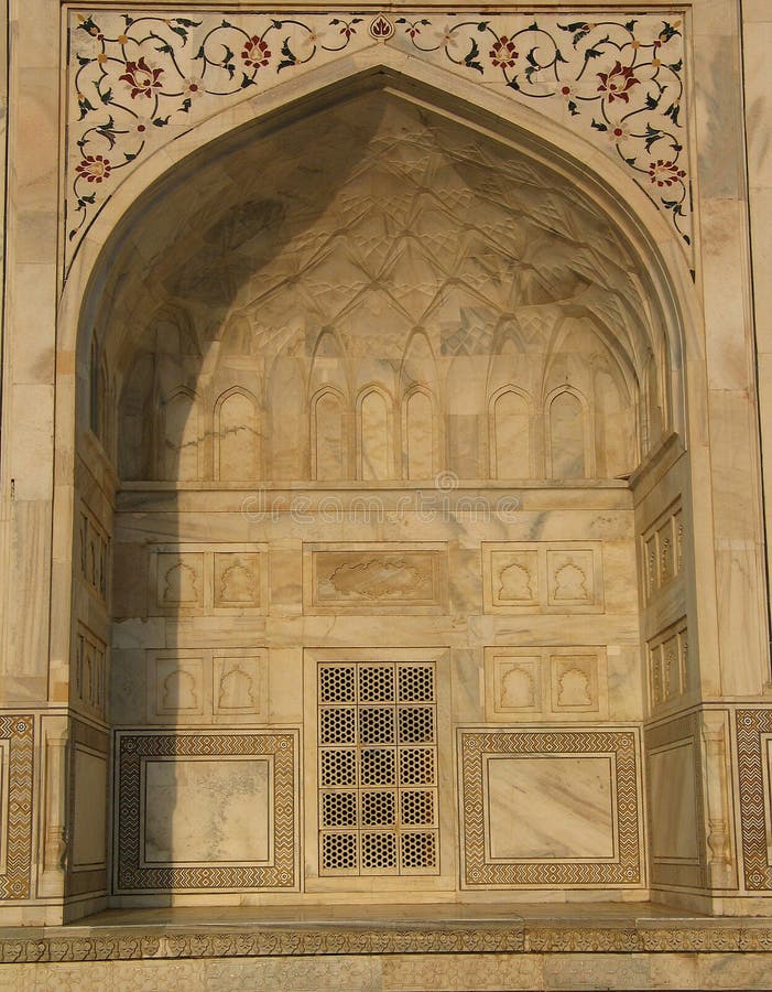 Part of the Taj Mahal stock image. Image of temple, india - 11315047