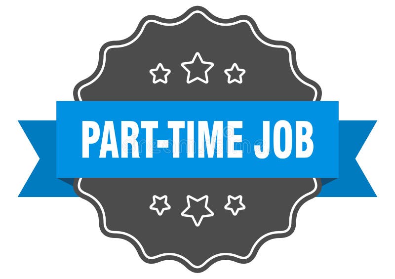 Part-time Job Ribbon. Part-time Job Isolated Paper Sign. Banner Stock ...