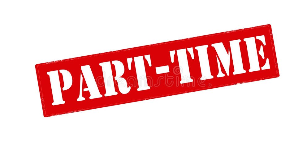 Part time stock illustration. Illustration of sign, hand - 92109882