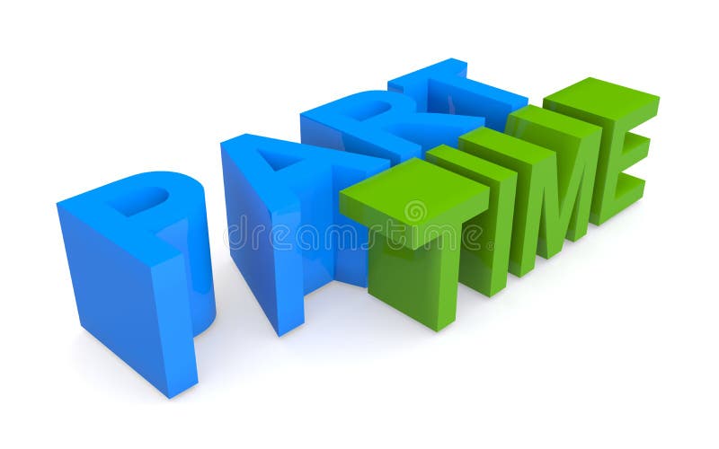 Part time worker stock vector. Illustration of male, humorous - 35175944