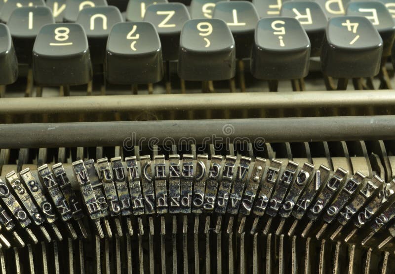 Punctuation Marks Typewriter Vintage Font Stock Photos - Free & Royalty ...