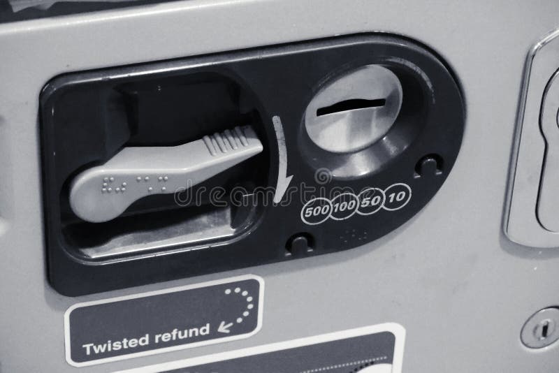 Insert Coins stock image. Image of machine, texture, operated - 44846835