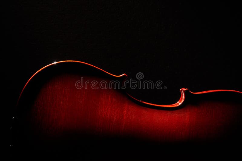 Violin on a Black Background Stock Photo - Image of dark, cello: 212153386
