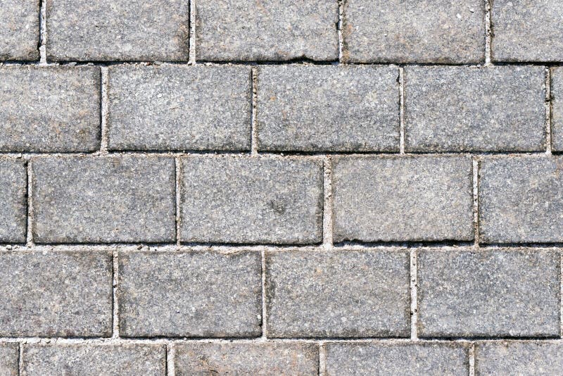Grey Rectangular Paving Stone, Texture Stock Photo - Image of pattern ...