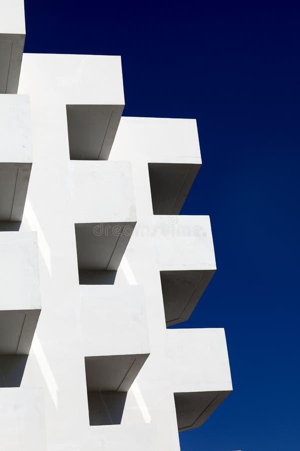 Part of white hotel stock image. Image of architecture - 27017043