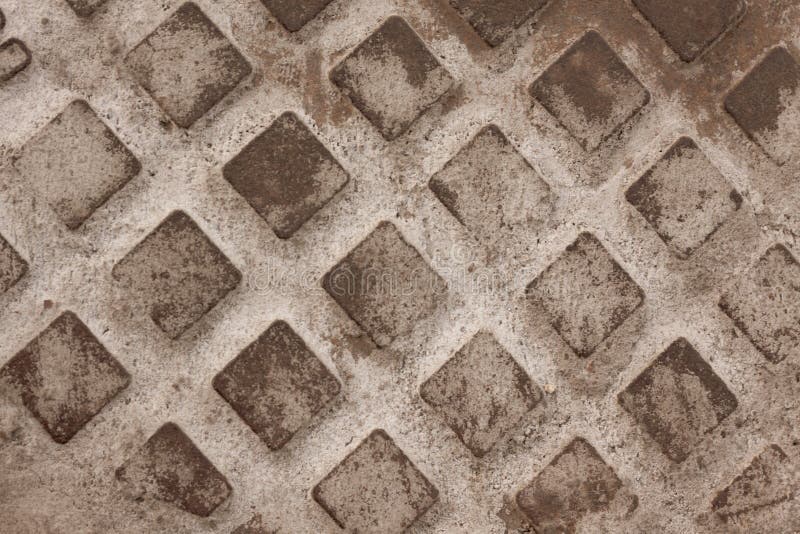 Part of the White, Rusted Iron Hatch Stock Photo - Image of metal ...