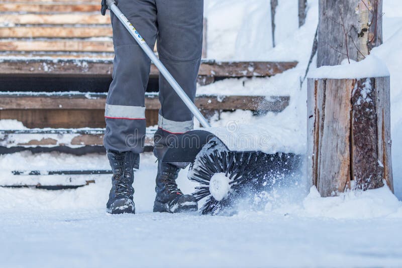 Working snow cannon stock image. Image of snowshower - 28994097