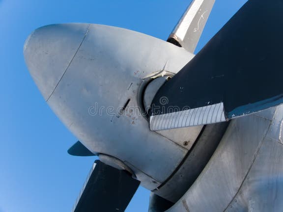 Parte Del Motore Dell'aereo Immagine Stock - Immagine di elica ...