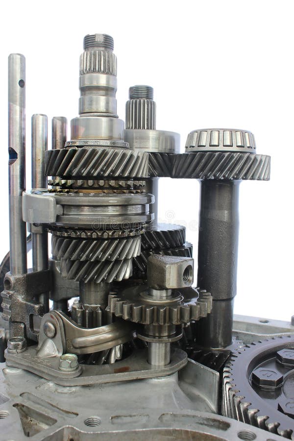 Ingranaggio Su Un Fondo Bianco Fotografia Stock - Immagine di ...