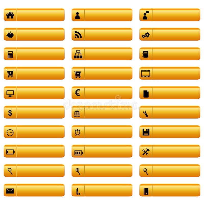 Parte I de los iconos ilustración del vector. Ilustración de negocios ...