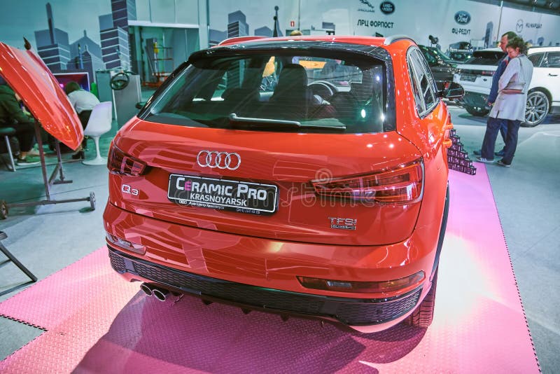 Parte posterior de Audi Q3 foto de archivo editorial. Imagen de ...