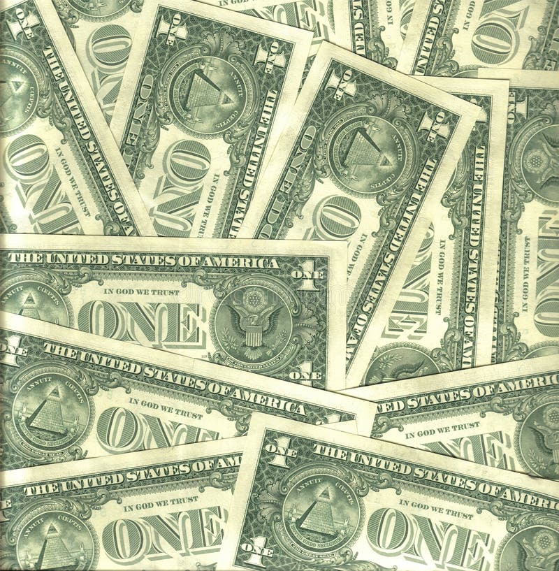 Parte Posterior Un Fondo Del Dólar Stock de ilustración - Ilustración ...