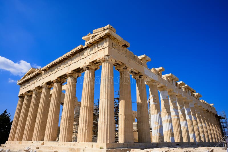 Partenone antico fotografia stock. Immagine di viaggio - 58644350
