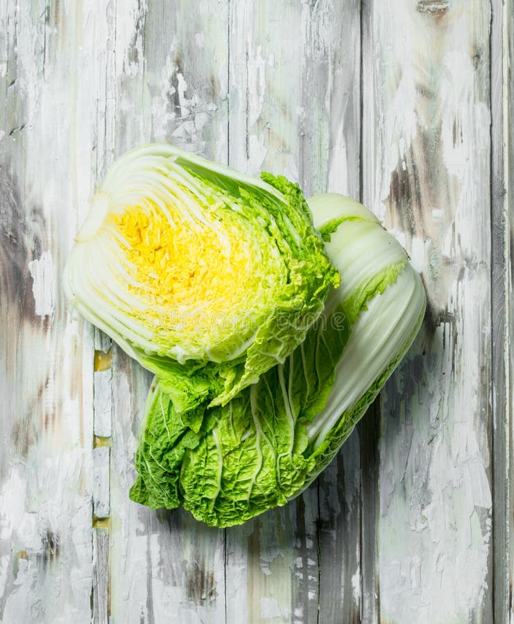 Partes de couve chinesa foto de stock. Imagem de gostoso - 141756986