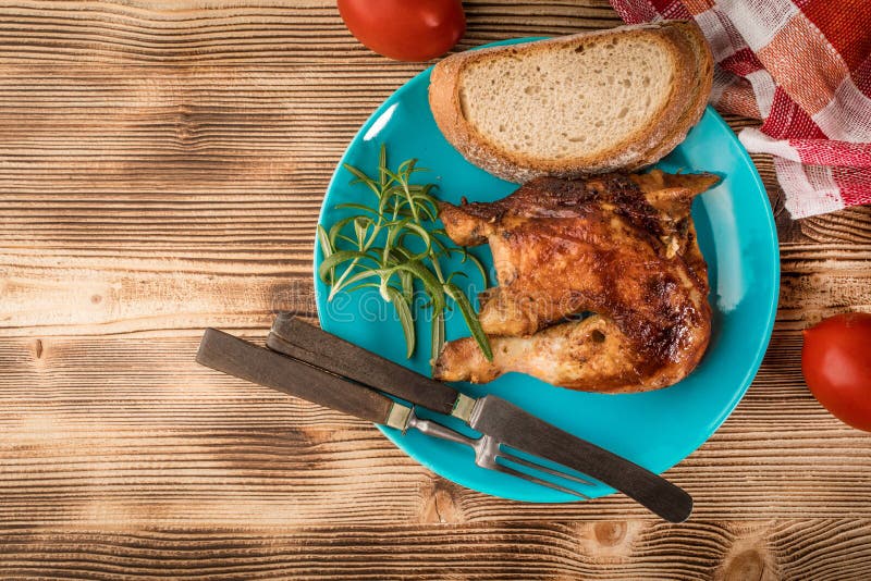 Partes de frango assado imagem de stock. Imagem de cozinhado - 123917321
