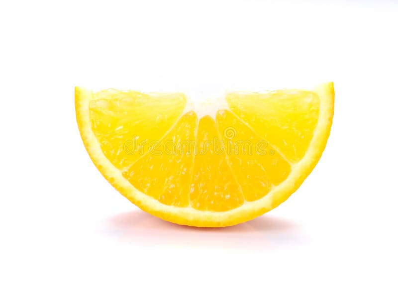 Partes Do Corte Da Laranja No Fundo Branco Imagem de Stock - Imagem de ...