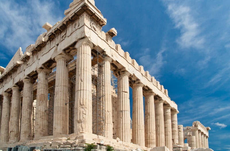 Parthenon stock image. Image of civilization, europe - 15310195