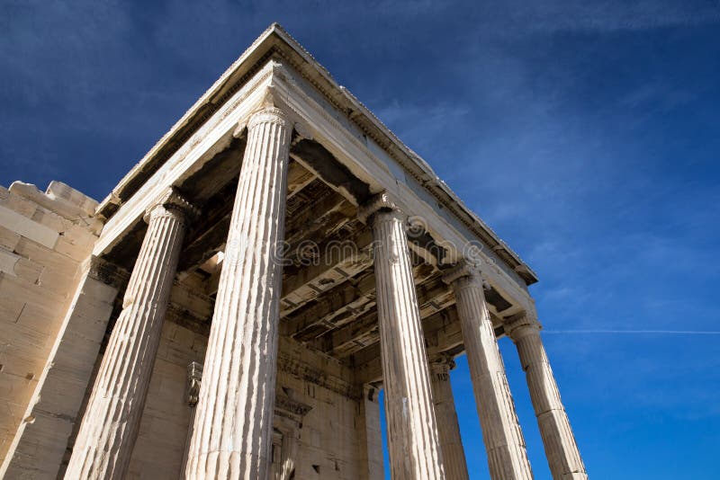 Parthenon on the Acropolis stock image. Image of stone - 268492771