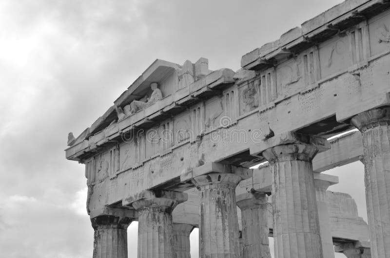Parthenon Architecture stock photo. Image of pillar, columns - 51800870