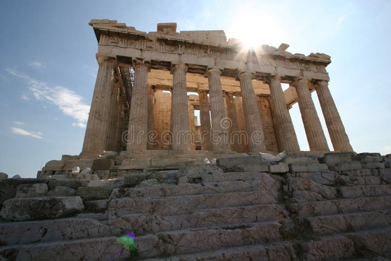 Parthenon in Athens stock image. Image of columns, parthenon - 1613437