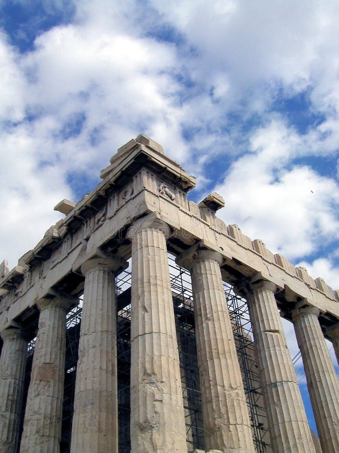 Parthenon Of Athens stock photo. Image of style, culture - 9694880