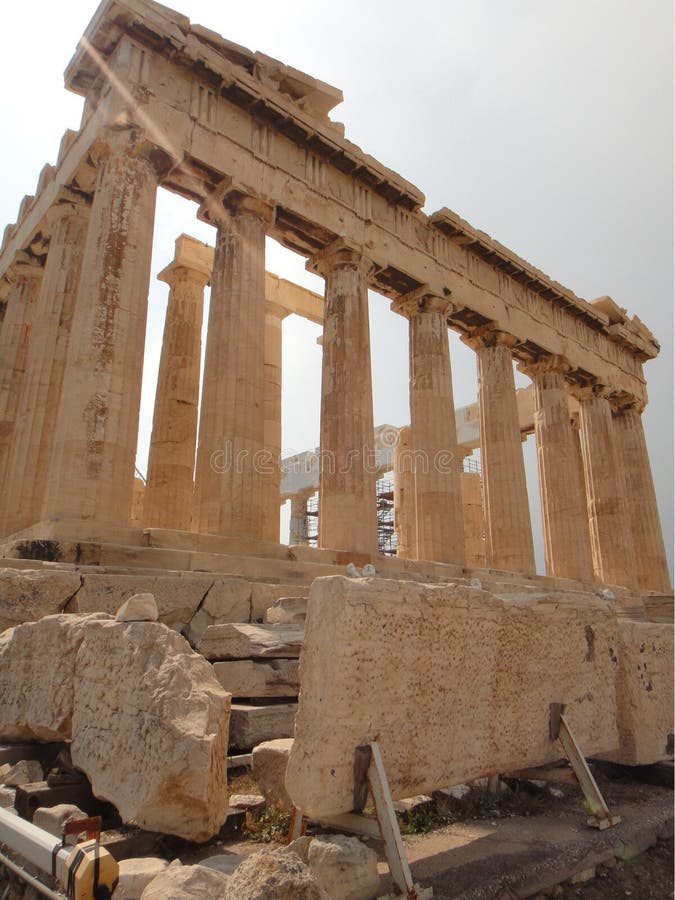 Parthenon stock photo. Image of marble, rocks, parthenon - 50729244