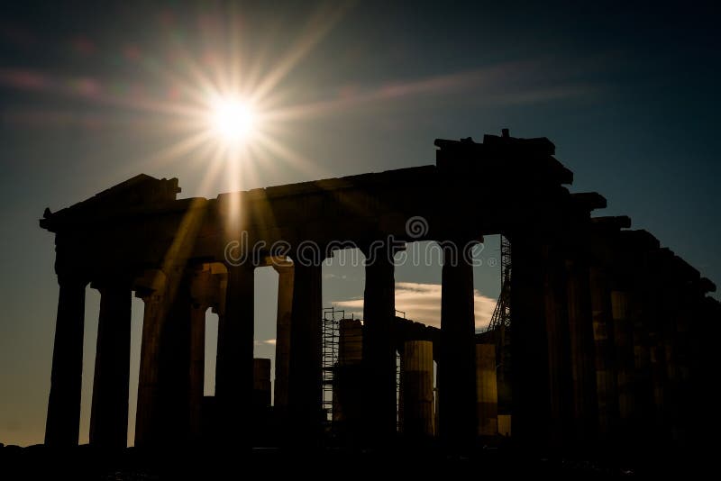 Parthenon stock photo. Image of landmark, greece, temple - 86822094