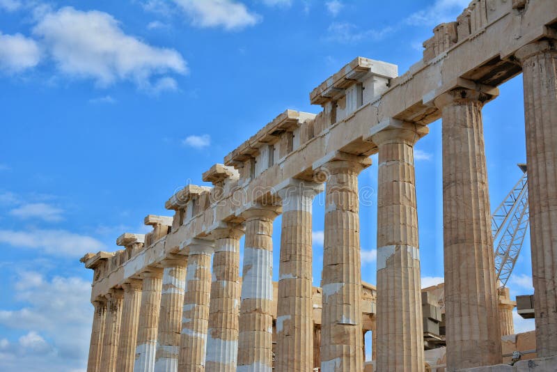 Parthenon Columns Detail, Athens Stock Photo - Image of athens ...