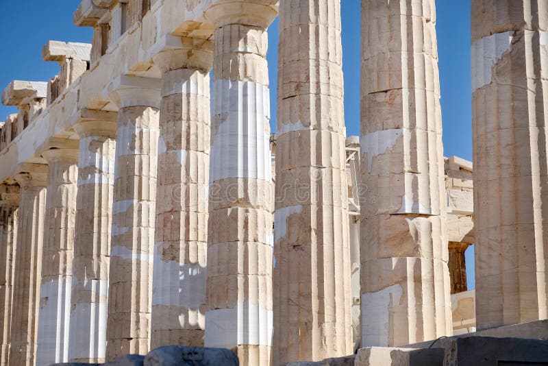 Parthenon, detail editorial stock photo. Image of parthenon - 79972788