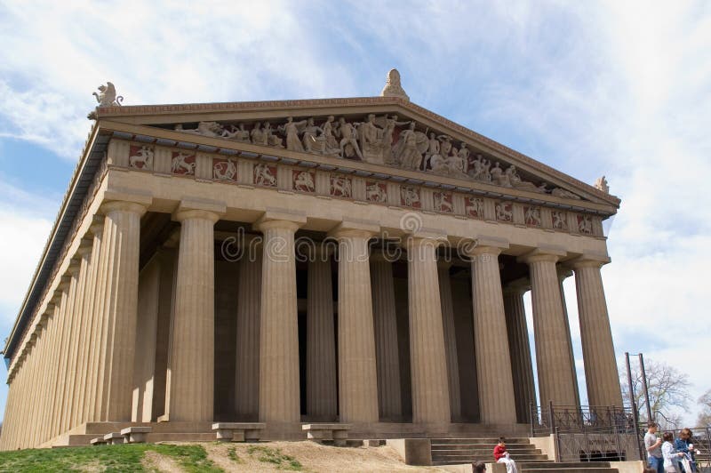 The Parthenon, Nashville, Tennessee Stock Photo - Image of entrance ...