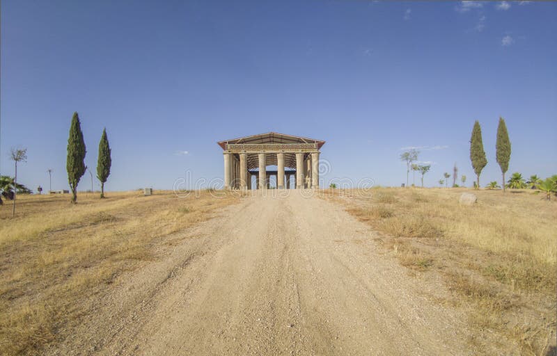 Parthenon Replica, Don Benito, Spain Stock Image - Image of irrigation ... Parthenon Replica, Don Benito, Spain Stock Image - Image of irrigation ...