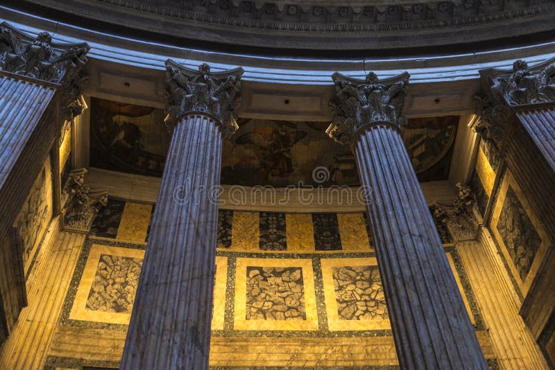 Parthenon in Rome, Italy stock photo. Image of monument - 87433792