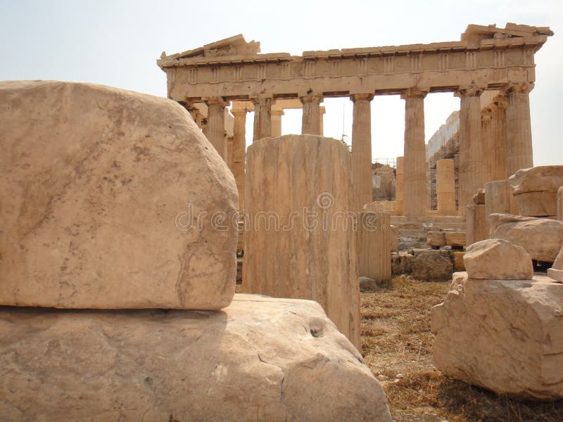 Parthenon stock image. Image of acropolis, stone, attraction - 15879779