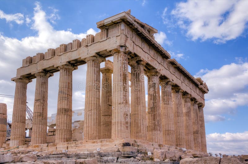 Parthenon Temple, Acropolis, Athens Stock Photo - Image of history ...