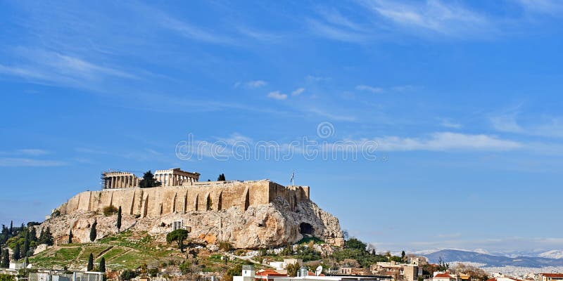 Parthenonas in Akropolis, Athens,Greece Stock Image - Image of landmark ...