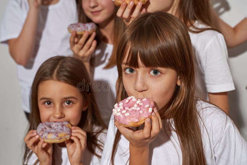 104 Kids Eat Doughnuts Stock Photos - Free & Royalty-Free Stock Photos ...