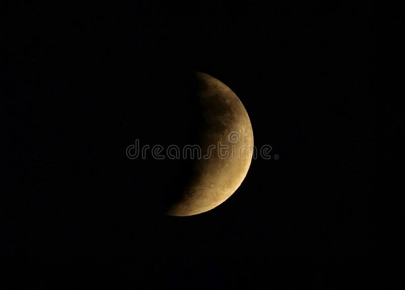 Partial Full Moon stock image. Image of bright, detail - 142463425